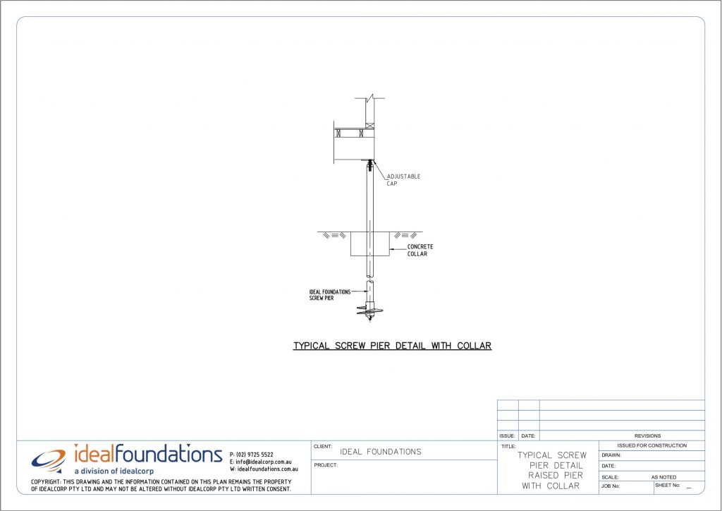 Screw Pier Technical Information - Ideal Foundations