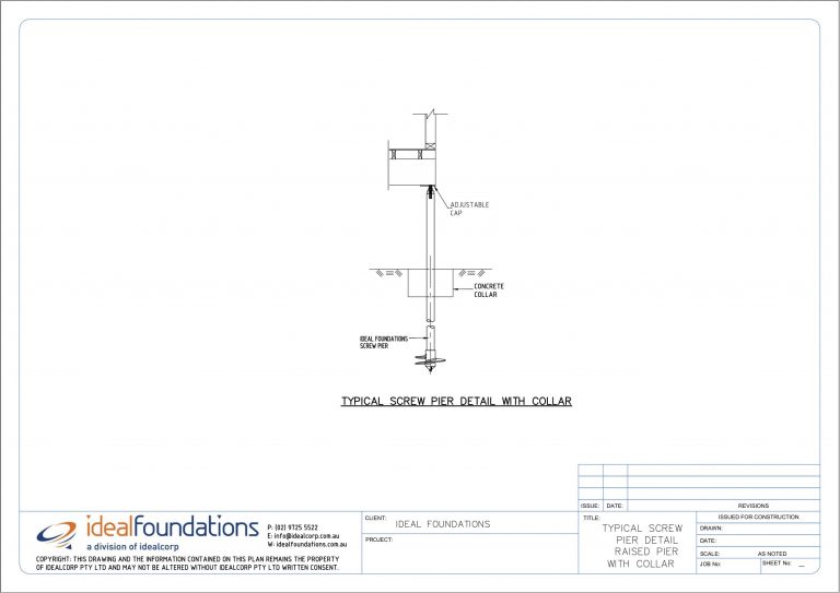 Screw Pier Technical Information - Ideal Foundations