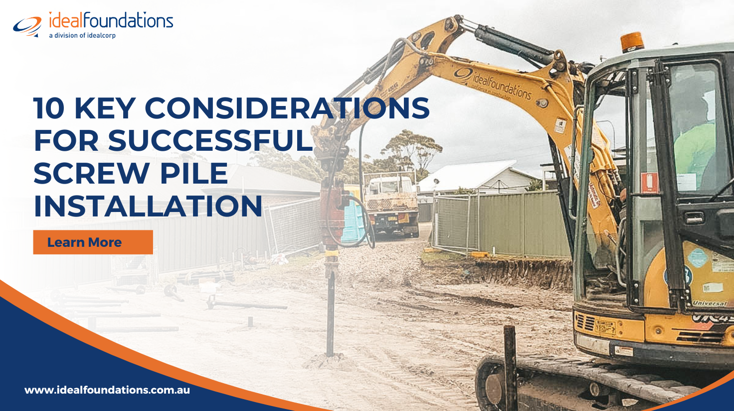 10 Key Considerations for Successful Screw Pile Installation - Ideal ...