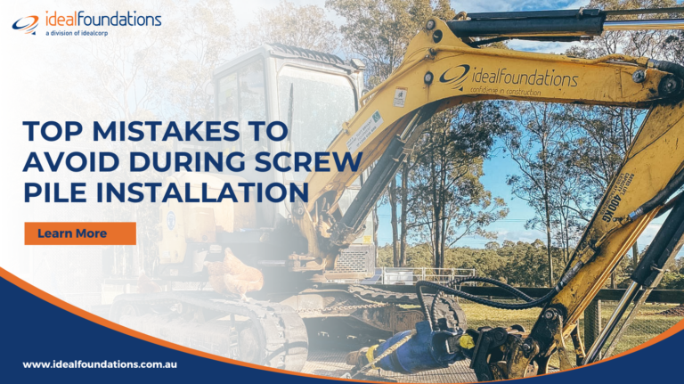 Guide to Screw Piles Construction for Foundations - Ideal Foundations