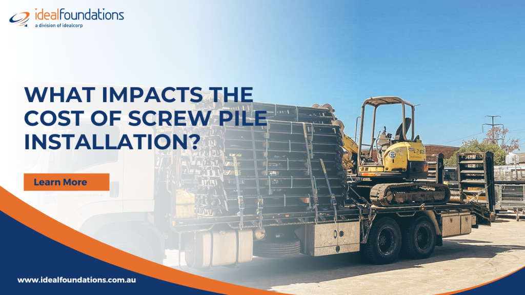 Step-by-step guide to installing screw piles for home construction ...